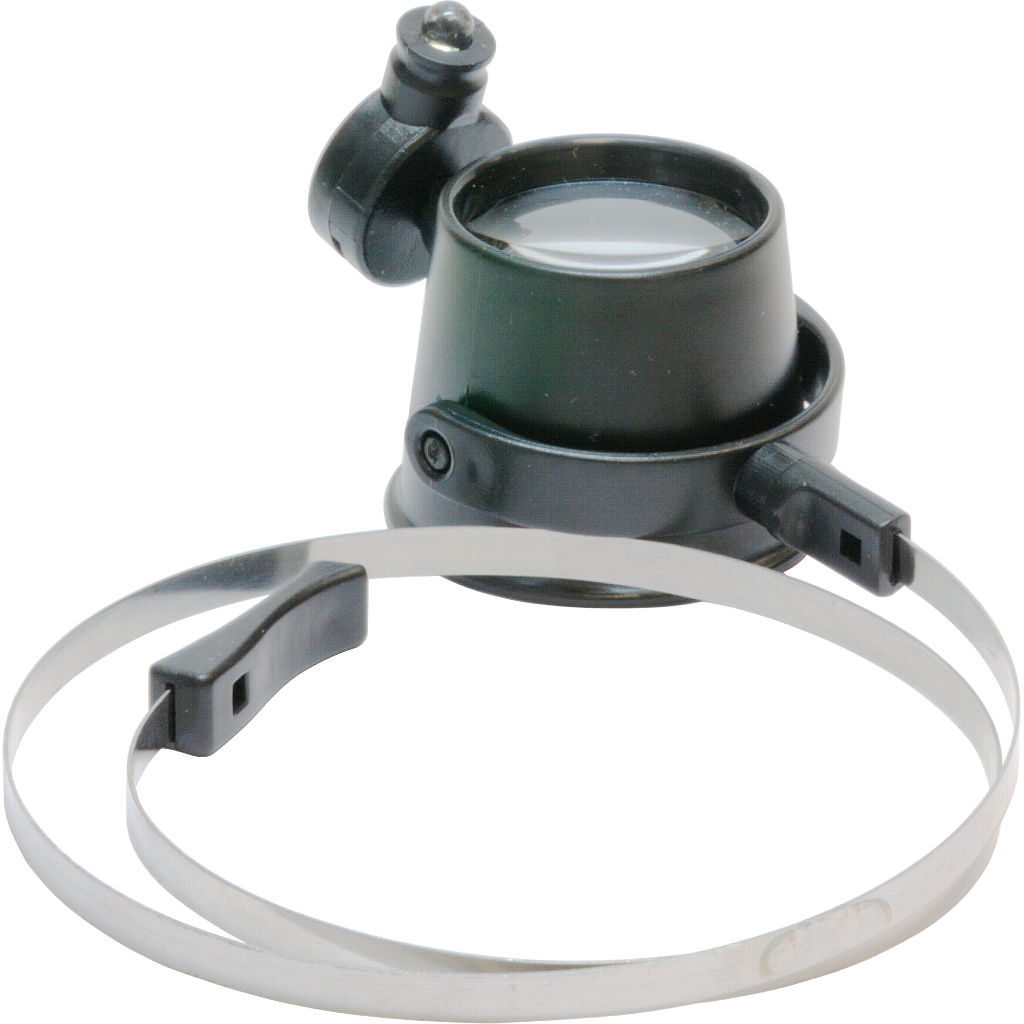 Loupe horloger 10x éclairante avec Serre Tête | LESA FRANCE